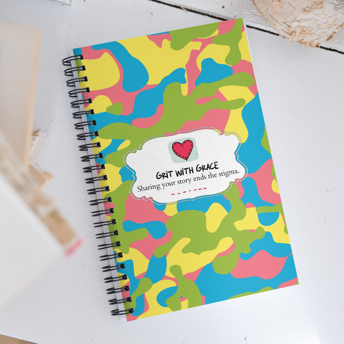 Army Enthusiast Camouflage Notebook – Grit with Grace LLC